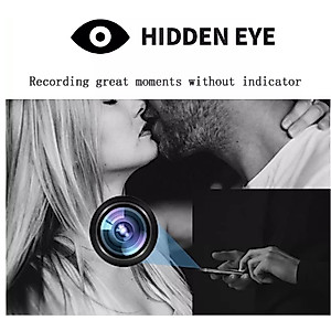 anteye Phone Hidden Spy Cameras-Miniature Camera-Pinhole Camera-Secret Camera-Mini Spy Camera-4k Hd Auto Focus 128g Black