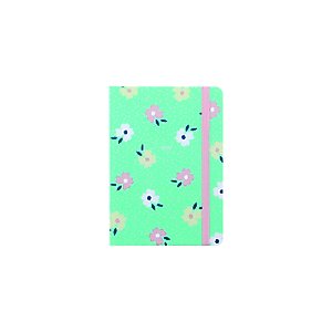 Letts Floral A6 Day to Page with appointments 2021 Diary - Green