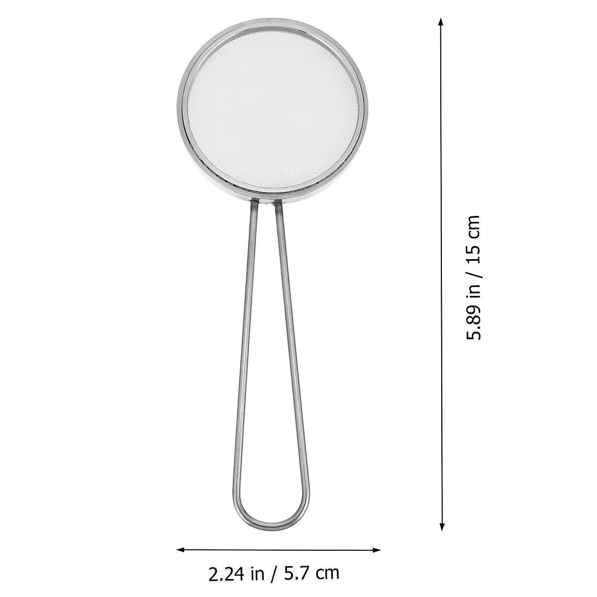 100 Fine Mesh Sieve Strainer, Mesh Stainless Steel Cell Strainer Cell Filter Standard Test Sieve Sanitary Fittings for Laboratory