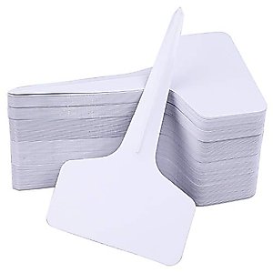 Foraineam 500 Pcs 6 x 10cm (2.4 x 4 inch) T-Type Plant Labels Plastic Plant Tags Nursery Garden Labels