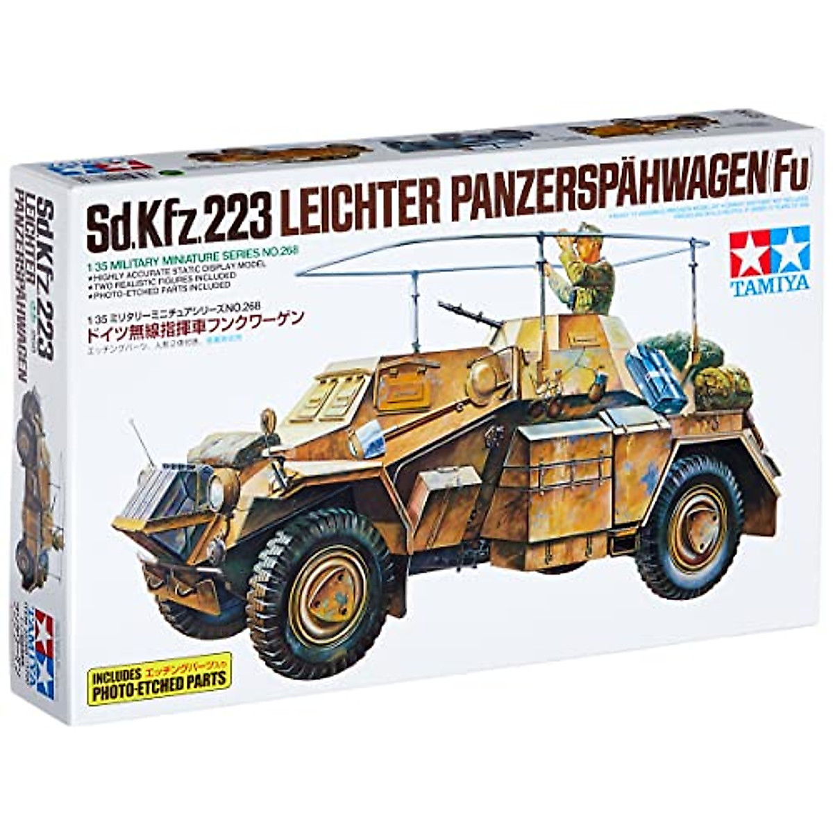TAMIYA 300035268 1: 35 WWII Special Vehicle 223 Light Späh Tank (2)
