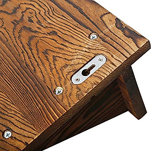 WEBI Coat Rack Wall Mount with Shelf,8 Peg Hooks,34'' Long Rustic Entryway Shelf with Hooks Underneath for Hanging Coats,Clothes,Bathroom,Rustic Brown