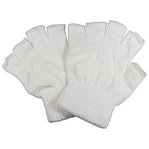 Gelante Classic Adult Winter Fingerless Knitted Magic Gloves Wholesale Lot 12 Pairs - 9907-Assorted