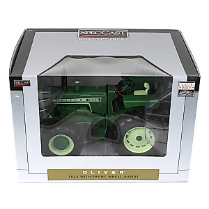 Spec Cast 1/16 Oliver 1855 Tractor with Front Wheel Assist SCT935