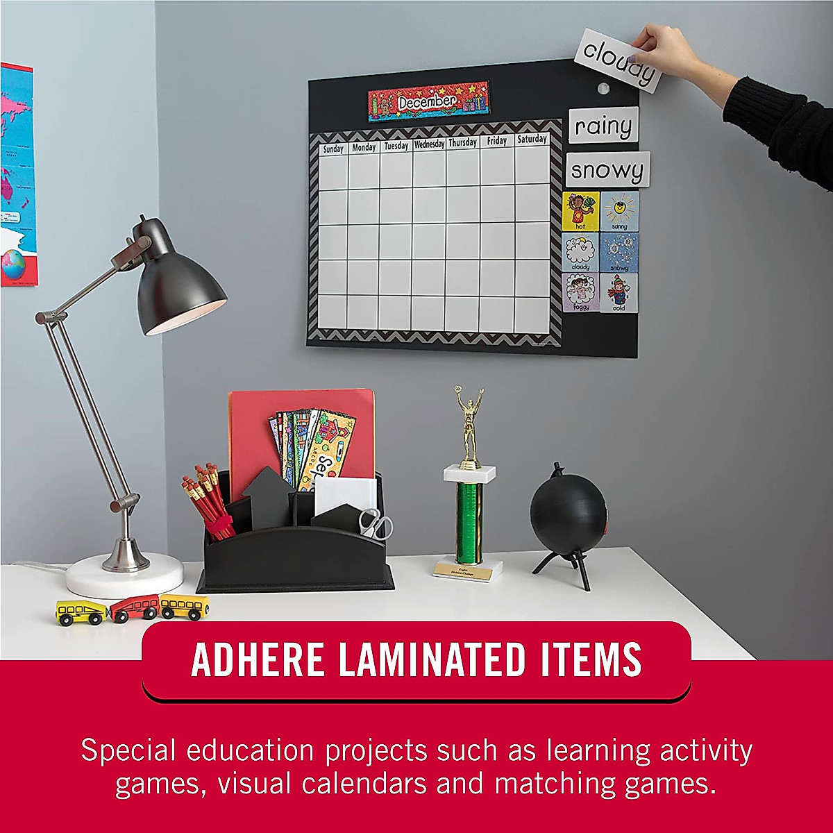 VELCRO Brand Dots with Adhesive | Sticky Back Round Hook and Loop Circles | 5/8in, 80 Pack | Arts and Crafts, School Projects, 95215W, White