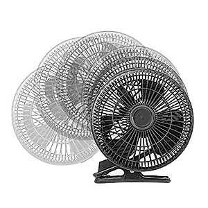 Motor Trend Cooling Car Fan PowerChill Fan Refreshing High Velocity Oscillating Durable with 12V Power – Universal Fit for Car Auto Sedan Truck SUV Van