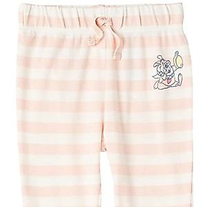 Amazon Essentials Disney | Marvel | Star Wars | Princess Baby Girls' Pants, Pack of 4, Disney Alice, 12 Months