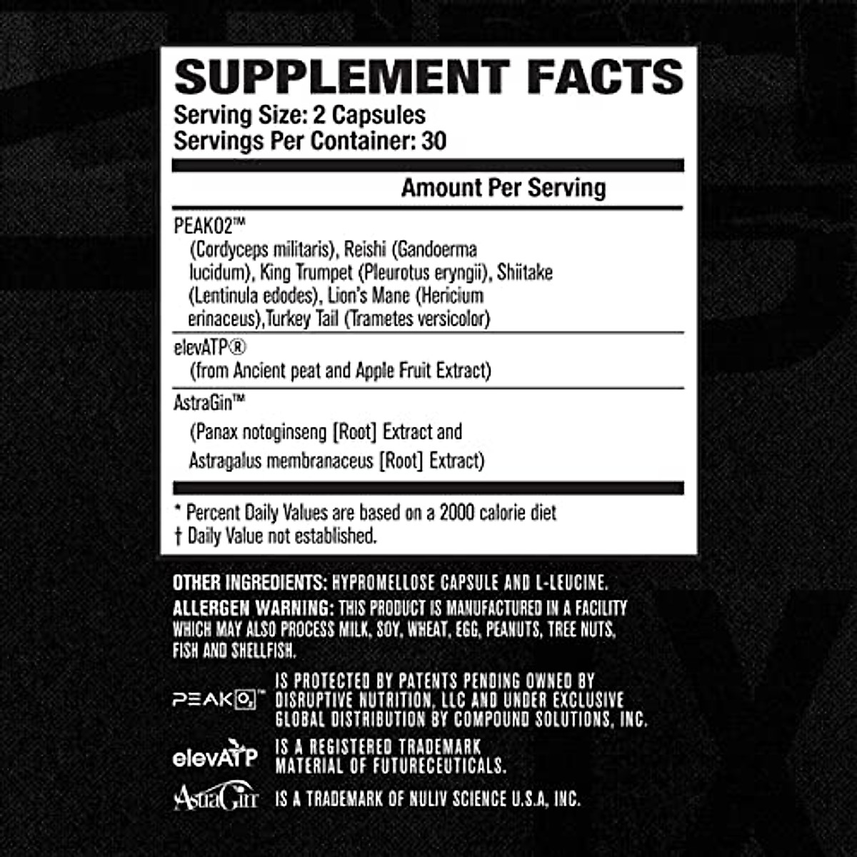 Jacked Factory Build-XT Daily Muscle Builder & Performance Enhancer w/Trademarked Ingredients - Muscle Building Supplement for Strength & Growth - Peak02, ElevATP, & Astragin - 60 Veggie Pills