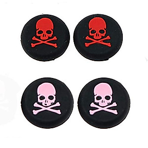 Silicone Analog Controller Grips Cap Thumb Stick Joystick Cover for PS4 PS3 Xbox 360 Xbox One Nitntend Switch Pro Wii u Controller Game Accessories (D)