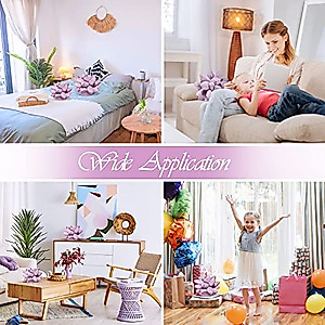 Nenalayo Succulent Pillow, Cute Stuffed Plant Plush Pillows, 3D Succulents Cactus Pillow, Novelty Plush Cushion for Garden Bedroom Home Decor (Purple, 9.8in)