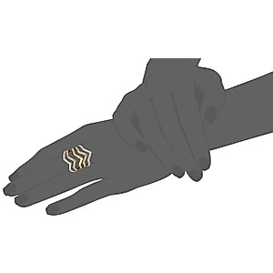 Noir Jewelry Aris Stackable Ring, Size 8