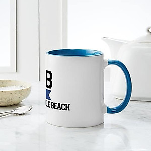 CafePress Wrightsville Beach NC Nautical Flags Design Mug Ceramic Coffee Mug, Tea Cup 11 oz