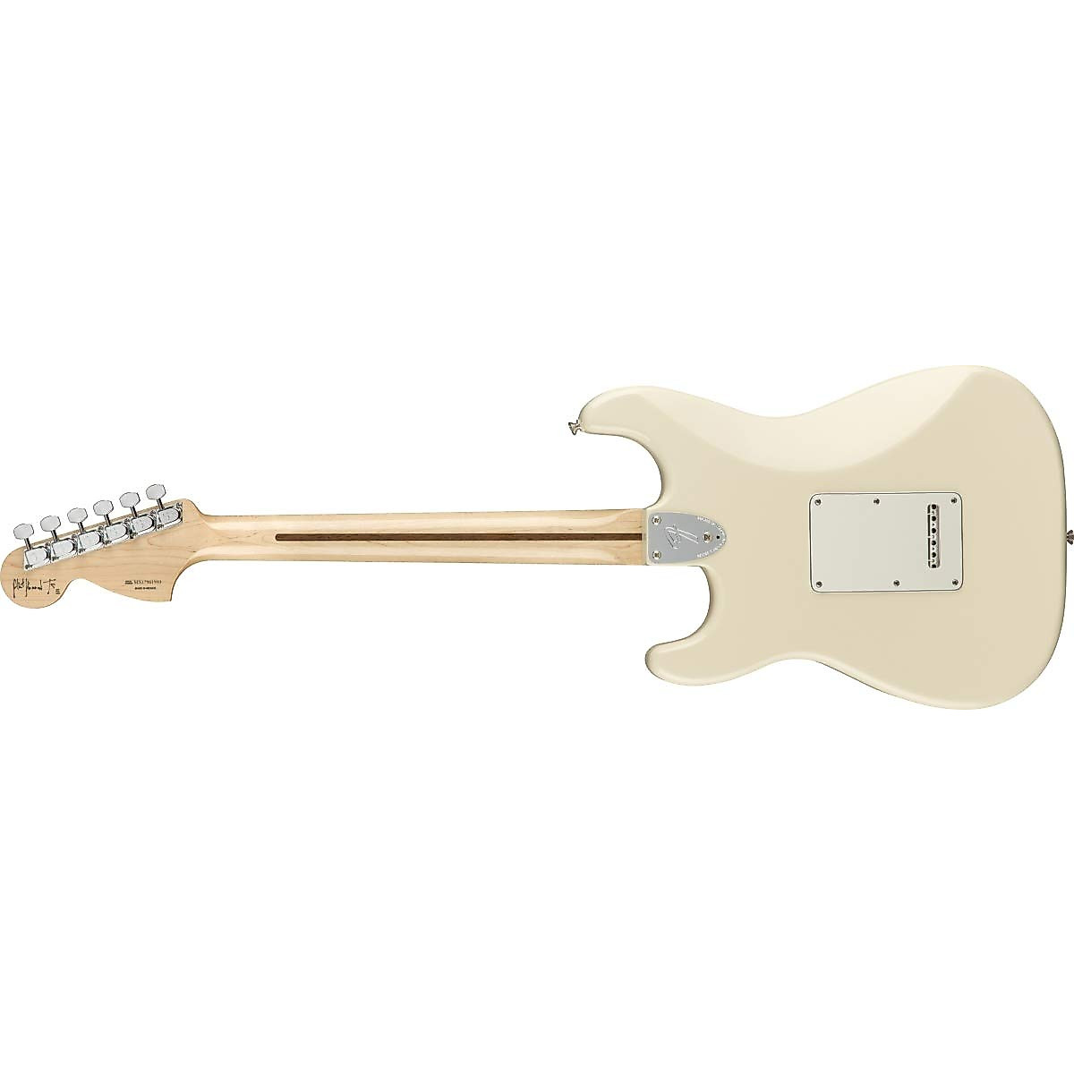 Fender Albert Hammond Jr. Signature Stratocaster Electric Guitar, Olympic White, Rosewood Fingerboard