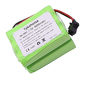 Parts & Accessories 7.2V 3000mah NI-MH Battery Pack X Model with Charger Set for Remote Control Electric Toy Tool Boat Toy Accessories 7.2V Battery - (Color: 1B EU)