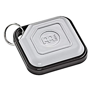 Meinl Percussion Key Ring Shaker with Strudy ABS Plastic, Gray/Black-NOT Made in China-Perfect for Jam Sessions and Acoustic Shows, (KRS-GR)