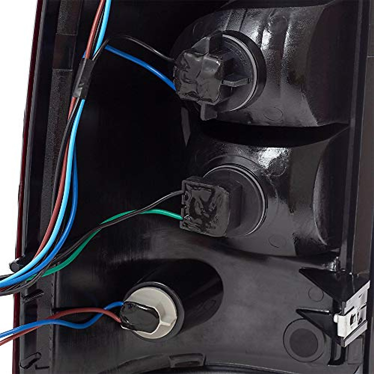 Brock Replacement Driver and Passenger Set Tail Lights Compatible with 2004-2007 Silverado Fleetside Pickup Truck 19169004 19169005