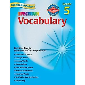 Spectrum Vocabulary, Grade 5