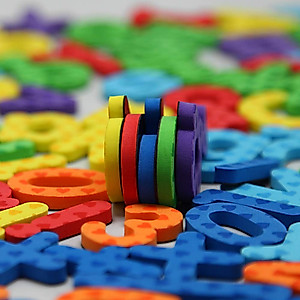 Magnetic Letters and Numbers, Fun Alphabet Kit for Kids, ABC Educational Toys, Refrigerator Magnets with Dry Erase Magnetic Board Preschool Toy - 112PCS