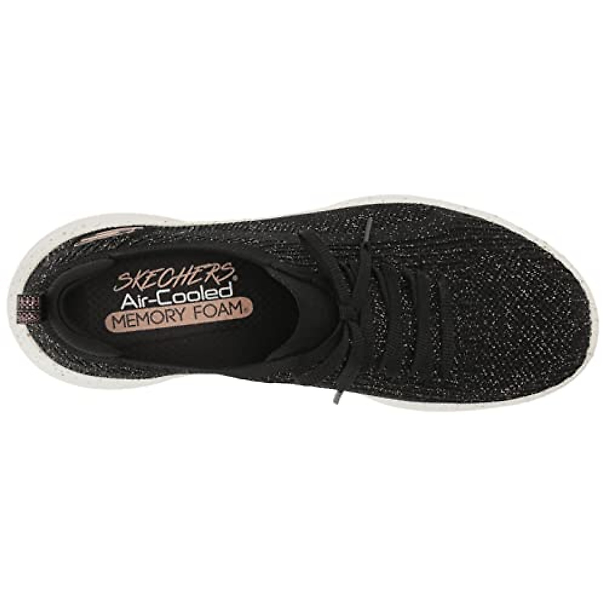 Skechers Sport Women's Women's Ultra Flex 3.0 Sneaker, Black/Rose Gold=BKRG, 7