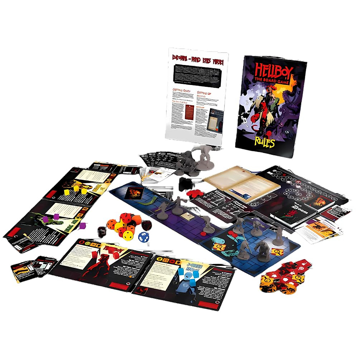 Mantic Games Hellboy Board Game, Multicolor