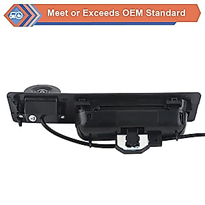 ZONFANT HD 1280x720p Rear View Camera,Trunk Handle Rear View Reverse Backup Camera Compatible with BMW F Series 3/4/5 X3 X4 F30 F32 F10 F11 F25