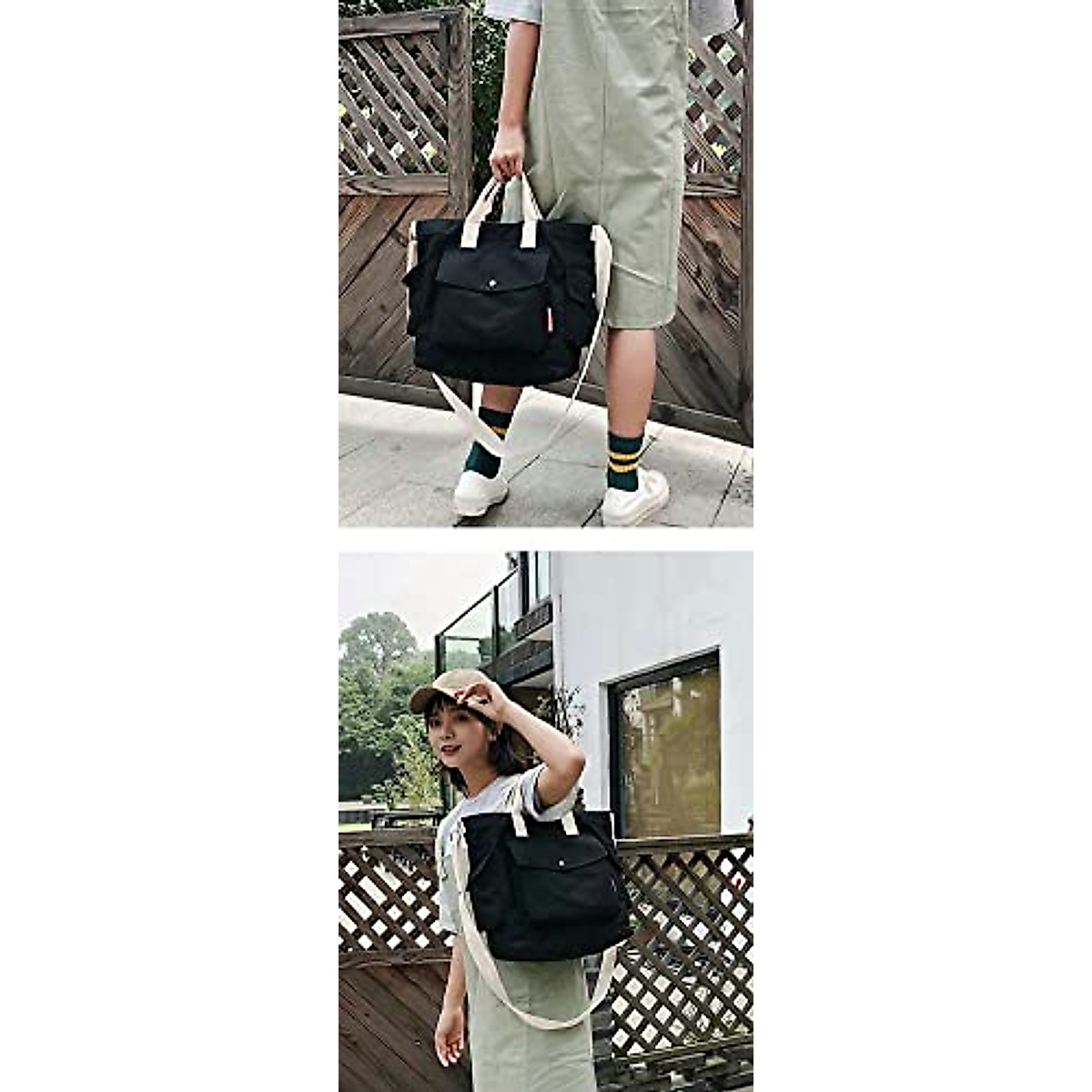 Tote Bag Women Large Satchel Bag Casual Student Handbag Crossbody Bag Trendy Shoulder Bag