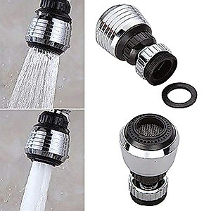LRRH 360 Rotate Swivel Water Saving Tap Aerator Diffuser Faucet Nozzle Filter Adapter #0028/4