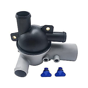 AnyLikely 863631T1 Water Housing Assy Distributor for Mercury MerCruiser Stern Drives 4.3 5.0 5.7 6.2L V6 V8 Engines with Manual Drain Plugs Black 863802T2 863444T2