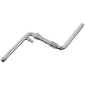 CYCLEZ One-Piece Beach Cruiser Crankset Includes 46 Teeth Chrome Sprocket (46T), 170mm Crank, and Complete Bottom Bracket Replacement Kit (Hearts)