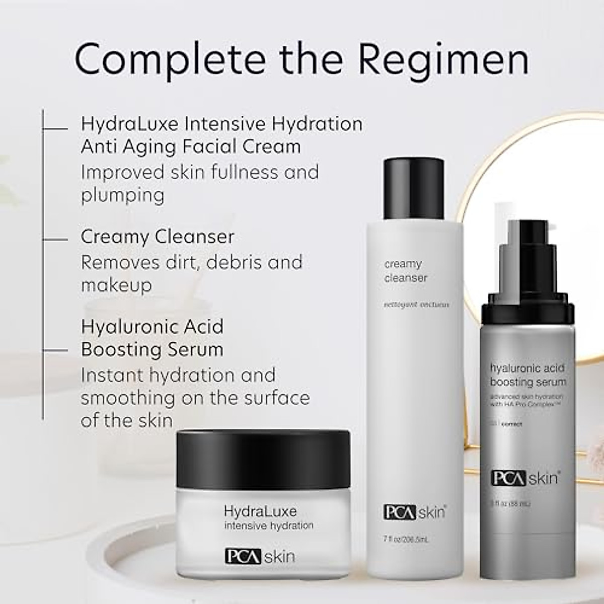 PCA SKIN HydraLuxe Anti Aging Cream, Hydrating Face Moisturizer, Oil Free, Day and Night Moisturizer, 1.8 oz Jar