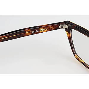 ZENNI Blue Light Blocking Glasses for Men Women Stylish Yellow&Tortoiseshell Rectangle Frame Relieve Digital Screen Eye Strain Acetate Light Eyewear