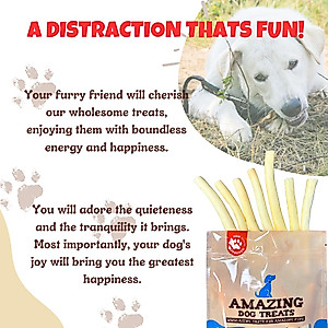 Amazing Dog Treats Cow Tail Dog Chew- (Variety Size 4-6 Inch - 2 Lb) Premium Quality - Thin - Sourced from Grass Fed Cattle - Long Lasting Dog Chew- Rawhide Alternative