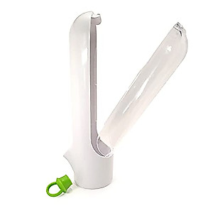 Caliber Cooks, Herb Saver Fresh Keeper Pods Produce Keeper Cilantro Containers for Refrigerator Storage Container for WellPacked Herb Holder Preserve Longer Well Sealing Lid , 9.8x6.6x25.1cm