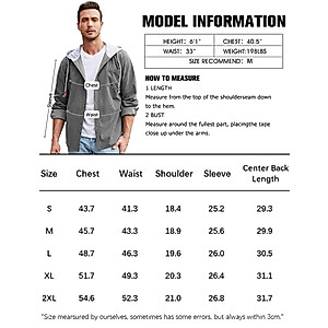 COOFANDY Mens Corduroy Shirts Jacket Casual Stylish Long Sleeve Button Up Shirt Jacket