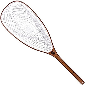 Trademark Innovations 35" Fly Fishing Fish-Safe Net (Burl Wood)