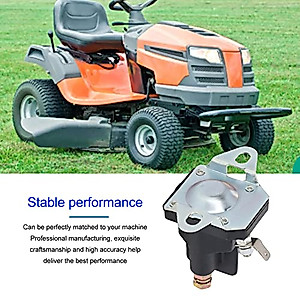 Yosoo 3 Pole Universal Starter Solenoid, 12 V 435097 Start Solenoid, Garden Tools Accessory, for MTD 109946 146154 T1200 Lawn Mower