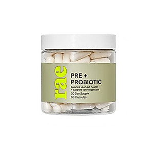 Rae Wellness Pre + Probiotic for Women - Support Digestive and Gut Health with Apple Cider Vinegar, Acidophilus and More - Vegan, Non-GMO, Gluten Free - 60 Caps (30 Servings)