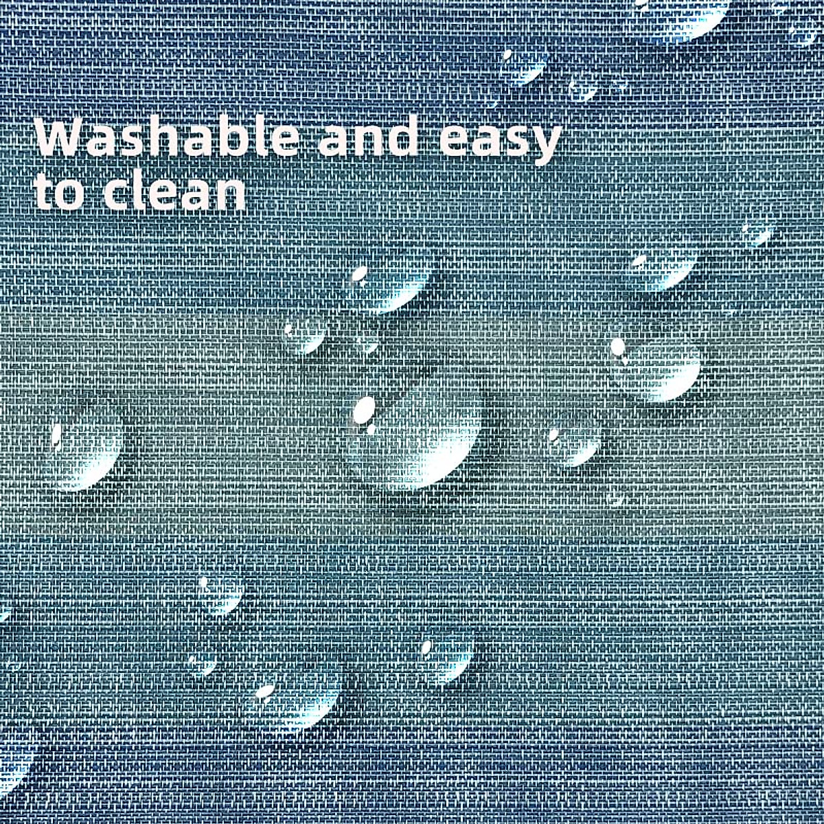 Canglifull Placemats Set of 4, Vinyl Woven Placemats, Beautiful Washable and Durable Non-Slip Table Placemats, Indoor/Outdoor Placemats (Blue, 4)