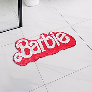 Luxape Mario Rug - Hypebeast Room Decor - Handmade & Premium- 35in (90cm) - Anime Rug - Designer Rugs - Aesthetic Room Decor - Cute Room Decor Coquette bathmat Rug