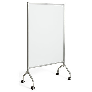 Safco Impromptu Full Whiteboard, Double-Sided Magnetic Dry Erase Board for Home, Office and Classroom, Commercial Grade Steel Frame with Swivel Wheels