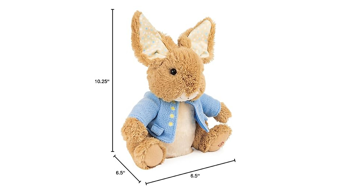 GUND Peter Rabbit Peek-a-Ears Animated Plush Toy