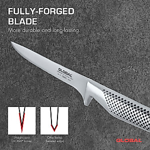 Global GF-31-6 1/4 inch, 16cm Heavyweight Boning Knife, 6, Stainless Steel