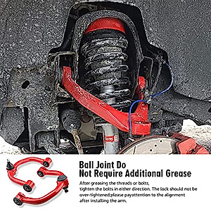 YIZBAP 2PCS Front Upper Control Arms with Ball Joint For 2004-2024 F150, 2PCS Adaption 2-4" Lift Suspension Kit Adjustable Control Arm, Replacement OEM Factory Suspension Arms