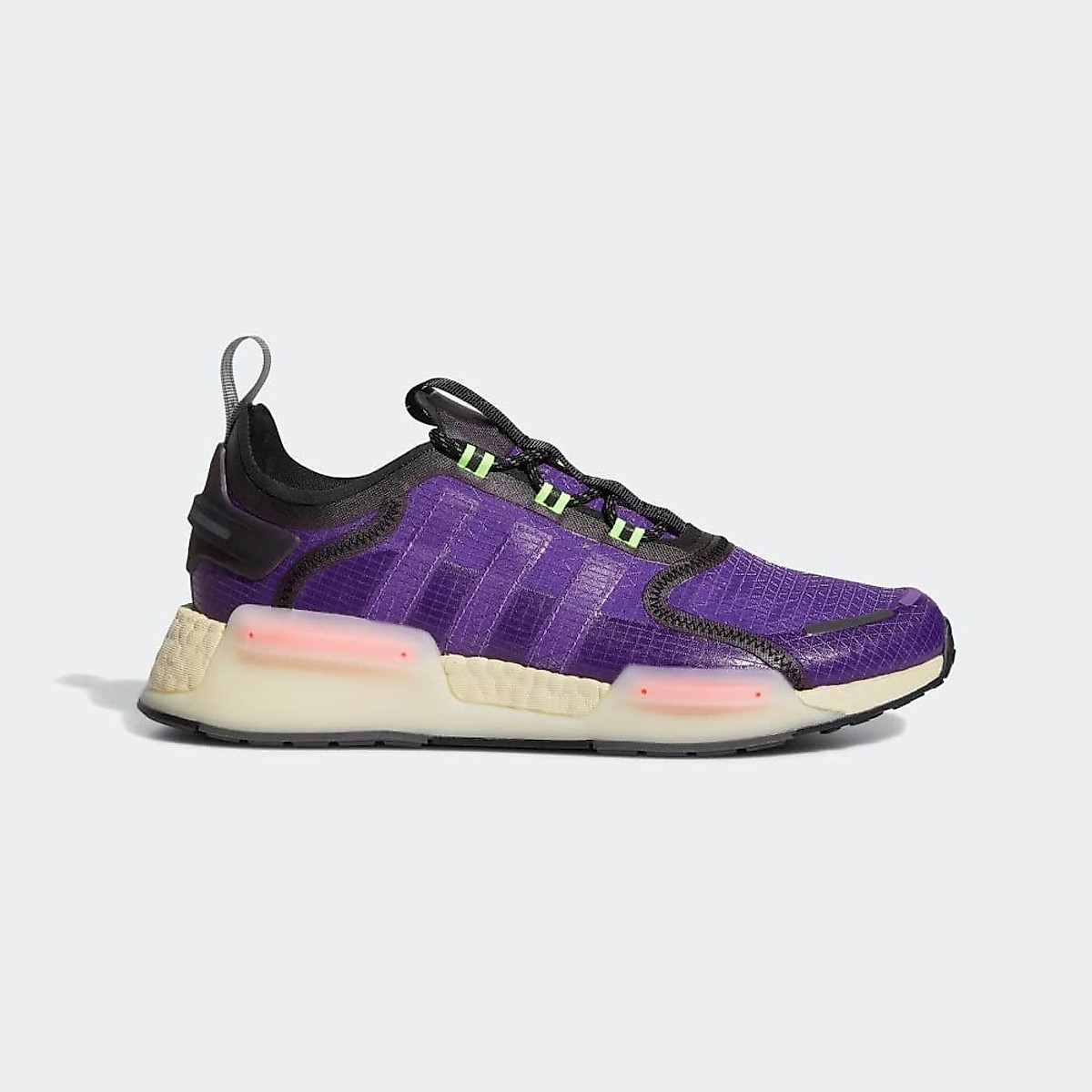 adidas Men's NMD_V3 Sneakers (Vivid Purple/White, 9)