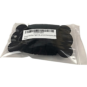 Single Fold Bias Tape 0.5inx5yards Polyester Fabric Quilt Binding Ribbon for Sewing, Quilting, Piping, Seaming, Hemming, DIY Craft Repair Replace Home Garment Accessories (Black)