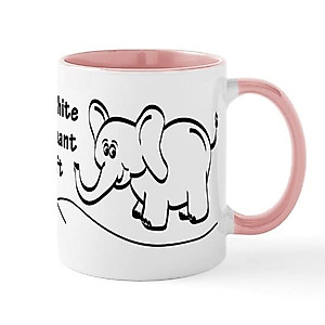 CafePress My White Elephant Gift Signature Mug Mugs Ceramic Coffee Mug, Tea Cup 11 oz