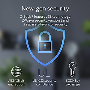 Aeotec Z-Stick 7 Plus, Zwave Plus USB to Create Z-Wave hub, Gateway Controller with 700 Series ZWave, SmartStart and S2, Works with Raspberry Pi 4, Compatible with Home Assistant