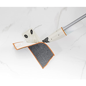 Superio Microfiber Mop Pads, Refill Miracle Mop, Microfiber Mop Replacement Head with Velcro, 16 Inch Mop Refill for Flat, Spray Mop Set -3 Pack- Grey