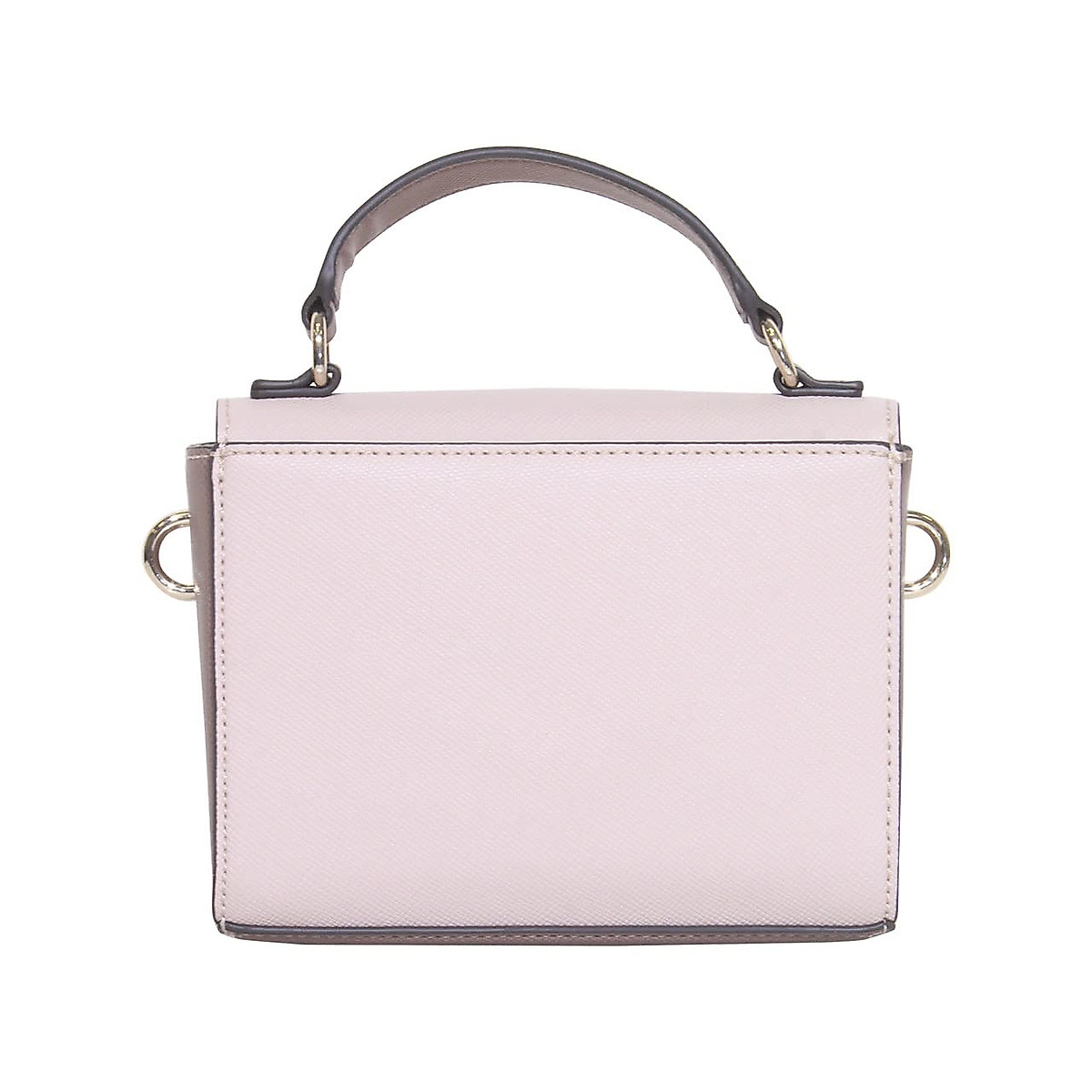 GUESS Ynes Mini Top Handle Flap, Mauve Multi