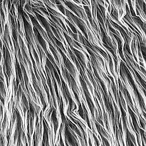 Faux Fur Fabric Square Patches for Crafts, Sewing, Costumes, Seat Pads (Grey Frost, 10 x 20 Inch)